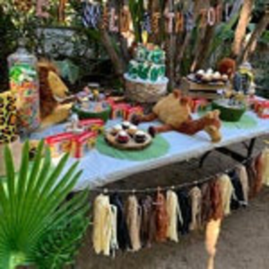 Two Wild Party Safari Party Decor Wild One Party Safari - Etsy