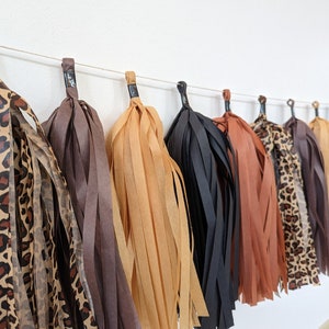 Tassel Garland, Animal Print Tassel Garland, Party Animal Theme ...