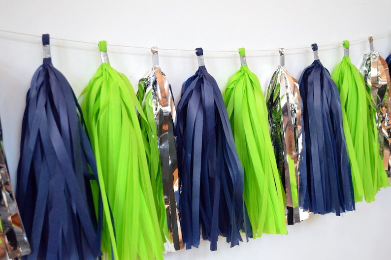 Seattle Seahawks Party Decoration football garland | Etsy