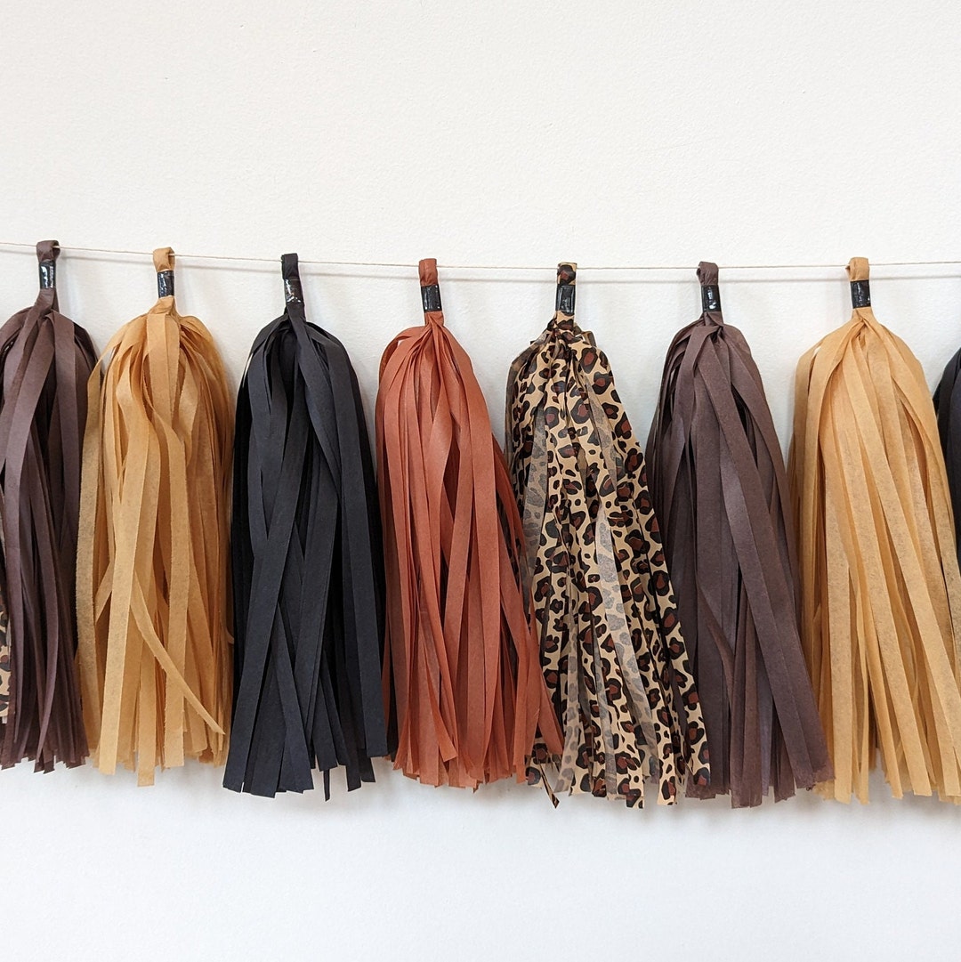 Tassel Garland, Animal Print Tassel Garland, Party Animal Theme ...