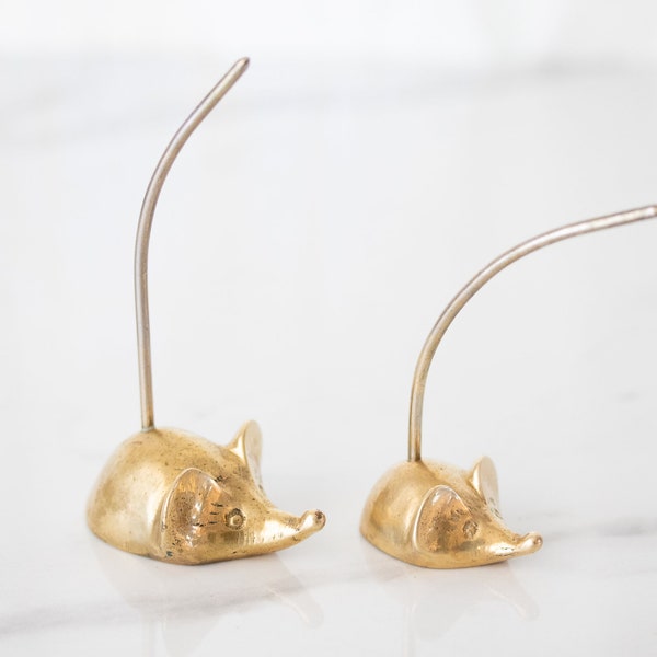 Brass Mice - Etsy