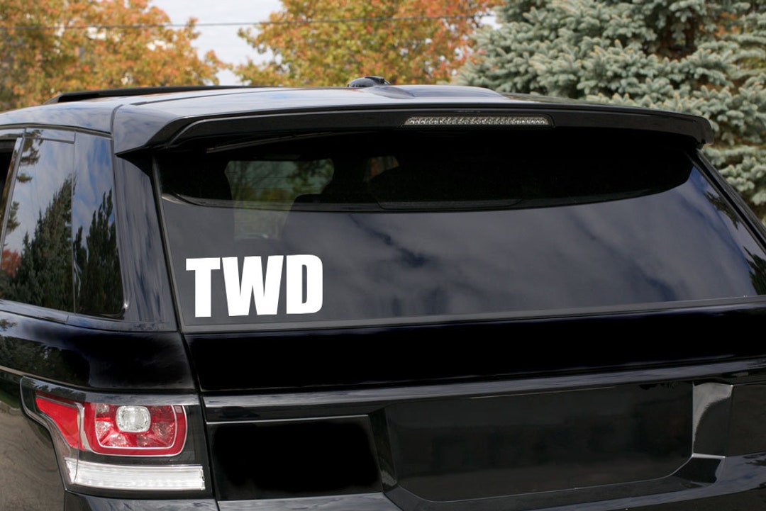 TWD Vehicle Vinyl Decal - Etsy