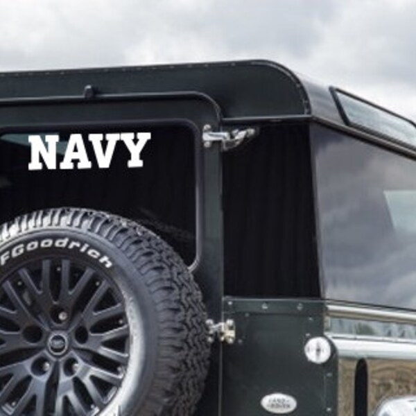 Navy Veteran Vehicle Decal - Etsy