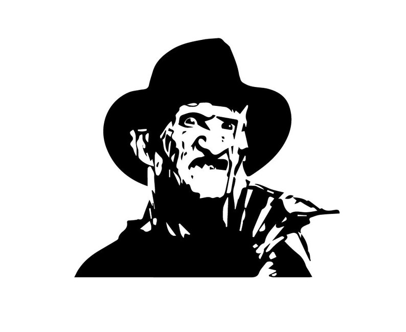 Freddy Krueger Vinyl Decal Vehicle or Wall Art - Etsy
