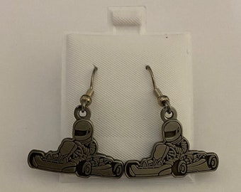 Go Kart Charm Keychain Racing Jewelry by Fastlane Jewelry Exclusively ...