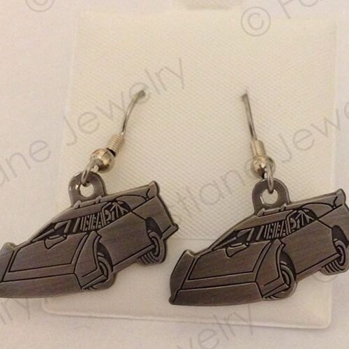 Winged Sprint Car Charm Dangle Earrings Racing Jewelry by - Etsy
