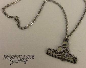 Go Kart Charm Keychain Racing Jewelry by Fastlane Jewelry Exclusively ...