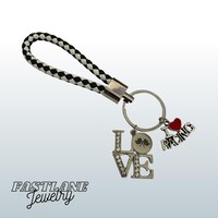 Customizable Racing Keychain | Racing Keychain | Silicone Beads | Talk ...