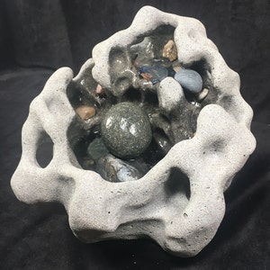 Handmade Indoor Fountain With Unique Organic Freeform Shape. Perfect ...