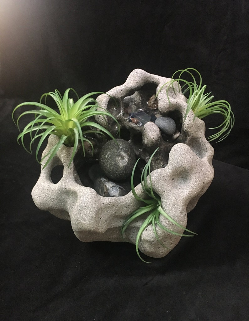 Handmade Indoor Fountain With Unique Organic Freeform Shape. - Etsy