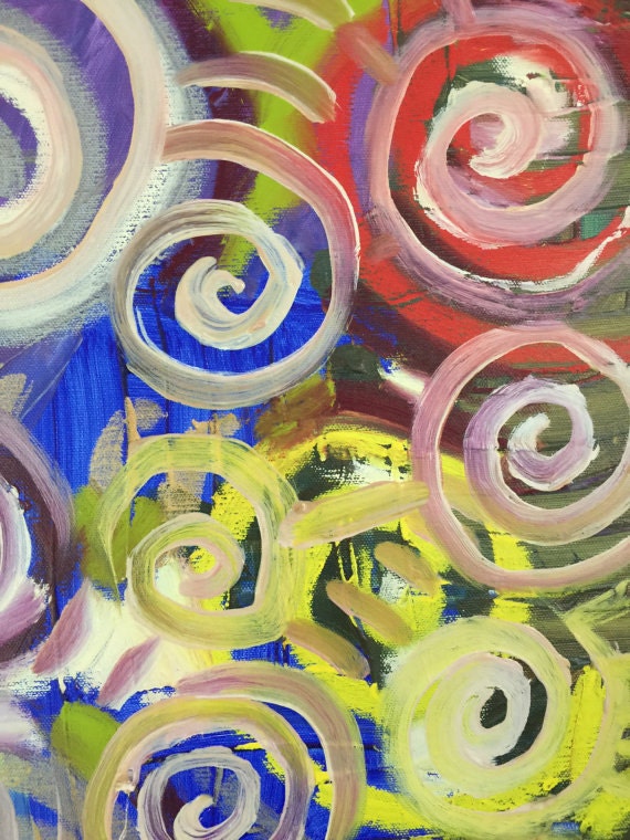 Abstract Art Original Painting by Matt Pecson MADE TO ORDER - Etsy