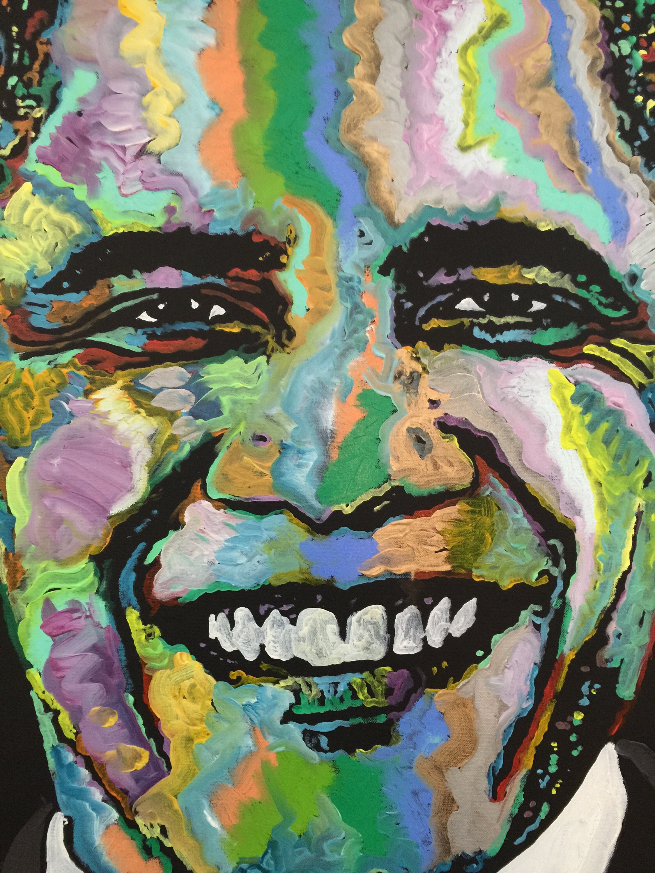 Barack Obama Pop Art Painting on Canvas Wall Art MADE TO ORDER by Matt ...