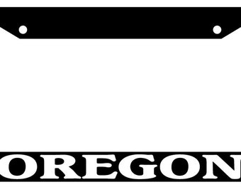 Oregon Frame License Plate | Etsy