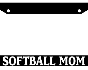 Custom Softball License Plate | Etsy