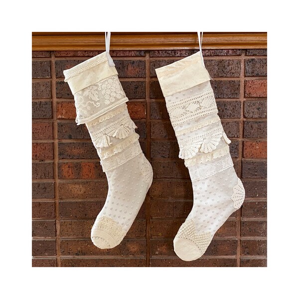 Lace Stockings - Etsy