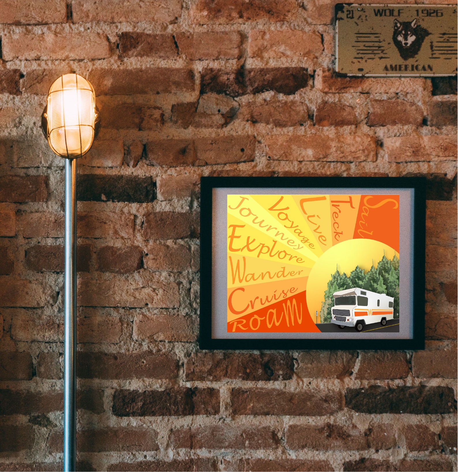 Wanderlust Vintage RV Printable Wall Art INSTANT DOWNLOAD. - Etsy