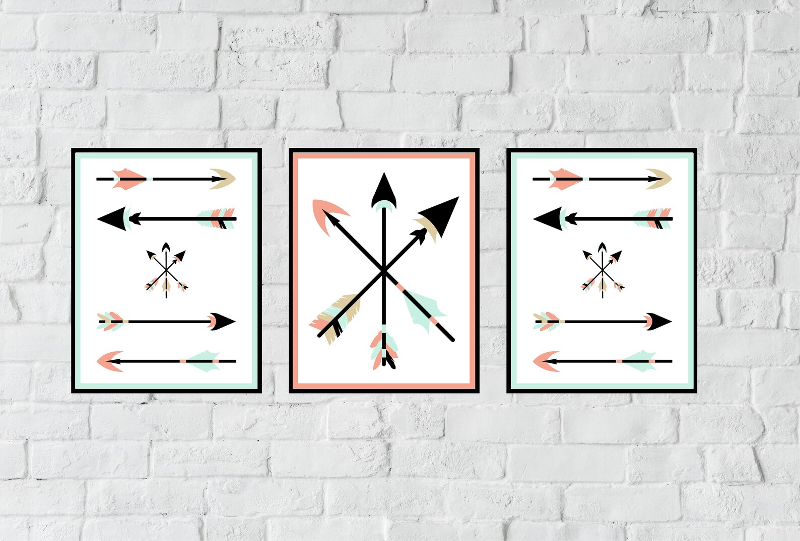 Bohemian Arrows Downloadable Printable Art, Mix & Match 10 Downloads ...