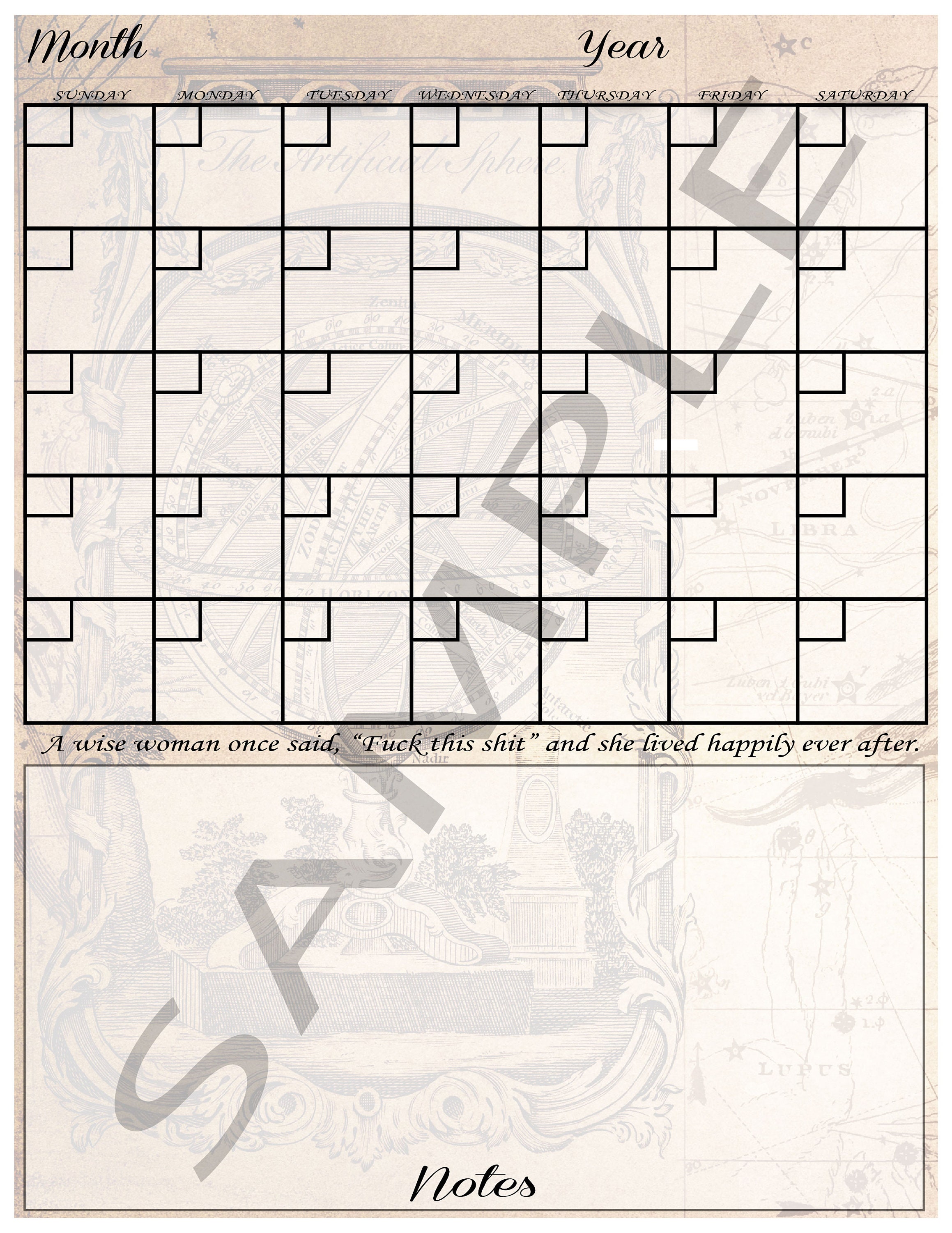 Sassy Girl Quotes Sweary 8.5" X 11" Planner Calendar, to Do, & Lined ...
