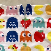 Pac-man Ms Pac-man Socks Retro Apparel Video Game Socks Arcade Game ...