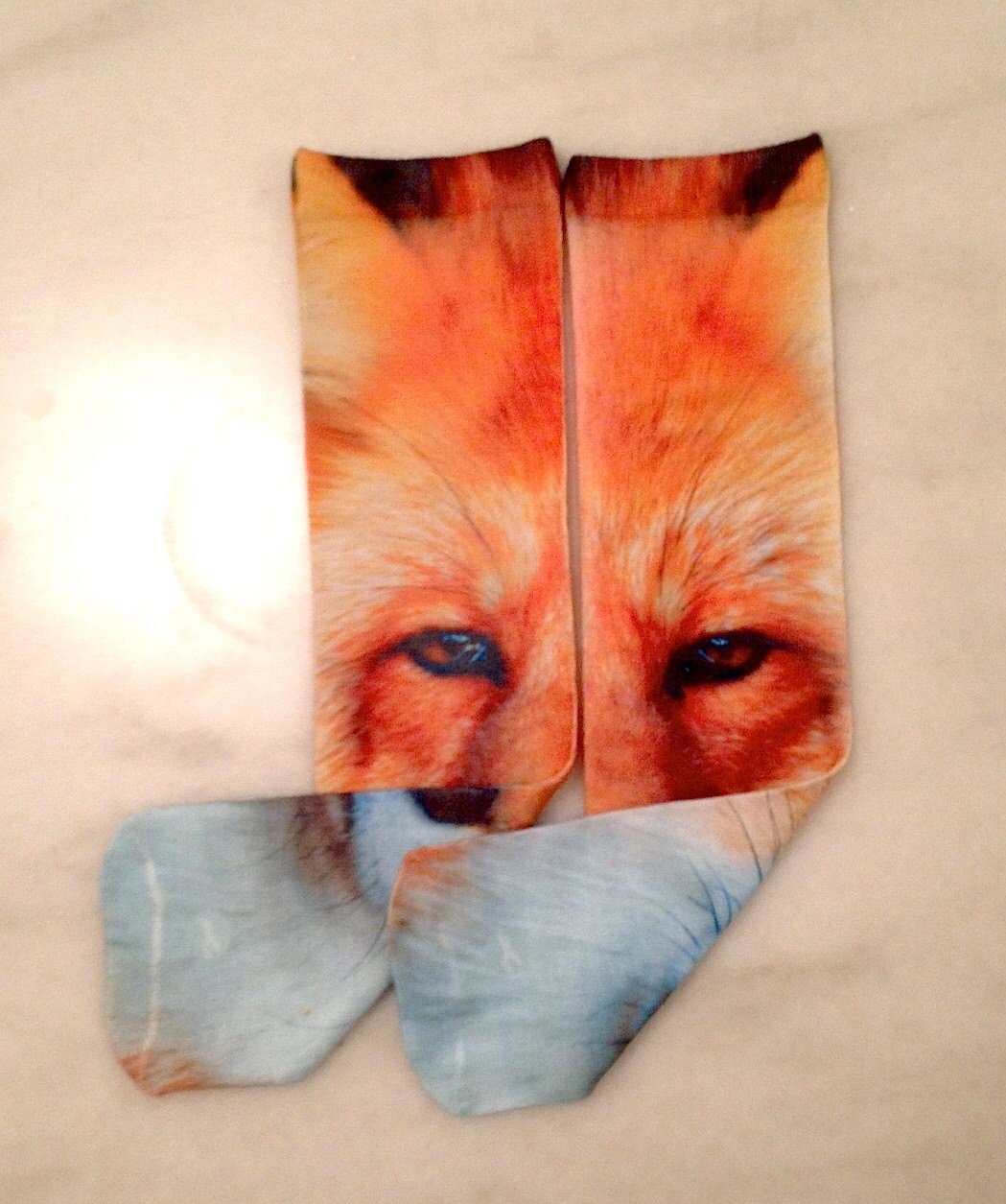 Fox Socks What Does the Fox Say Cute Fox Socks Cute - Etsy