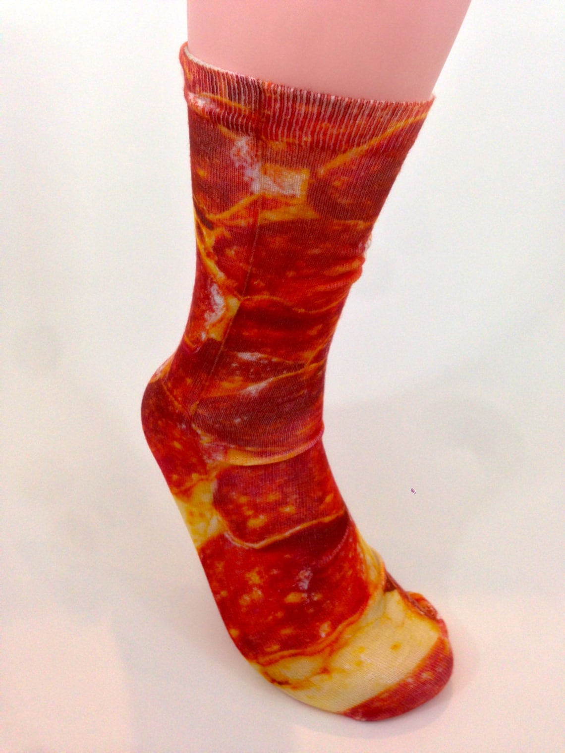 Pizza Socks Pepperoni Pizza Socks Pizza Apparel Pizza - Etsy