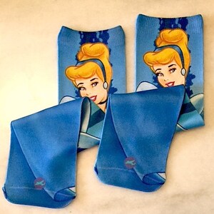 Cinderella Sock | Disney Apparel | Princess Socks | Washable - Etsy