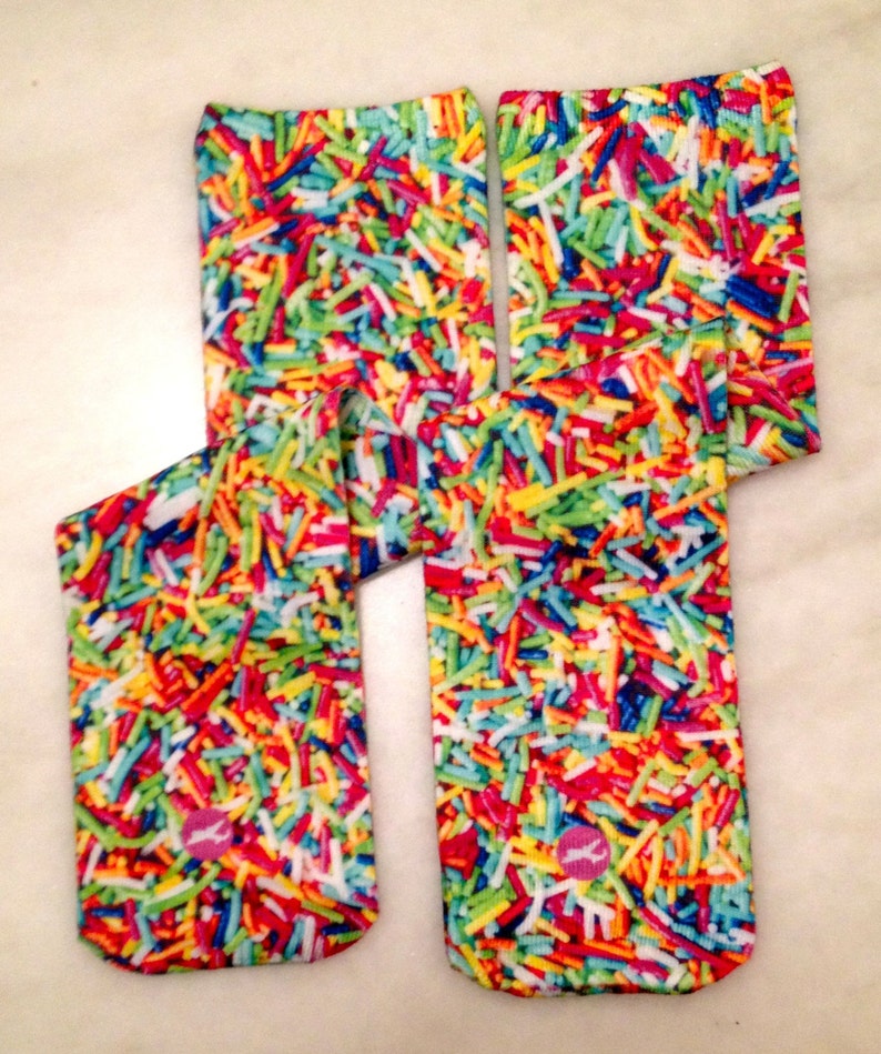 Cake Sprinkles Sock Party Socks - Etsy Nederland