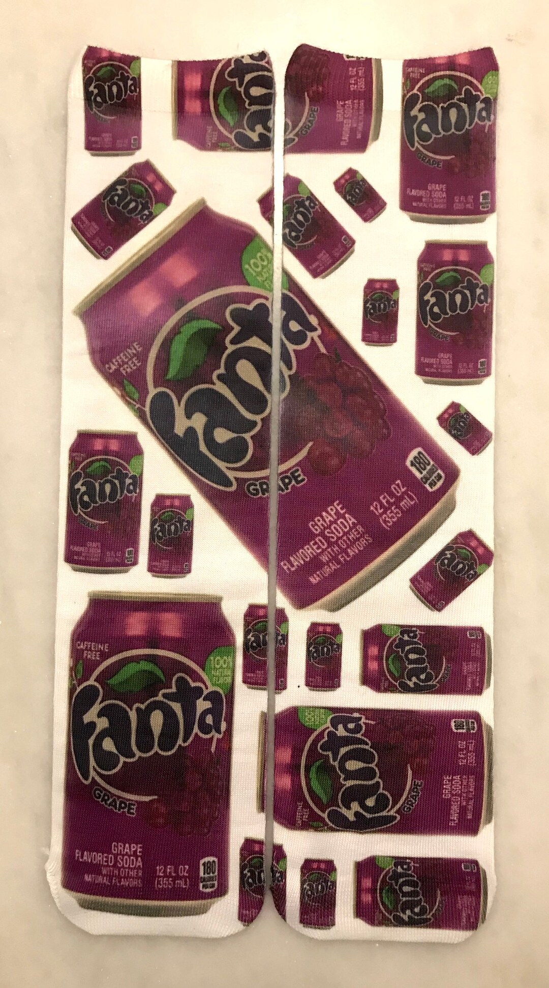 Grape Fanta Sock | Fanta Apparel | Soda Sock | Washable - Etsy