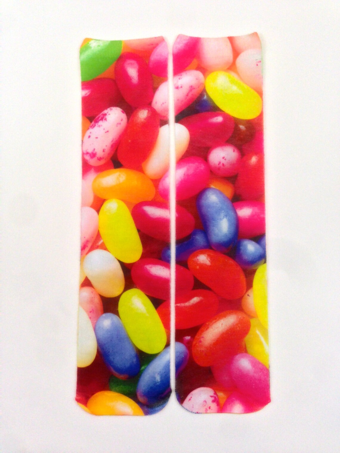 Jelly Bean Sock Candy Socks Crew Socks Crazy Socks - Etsy