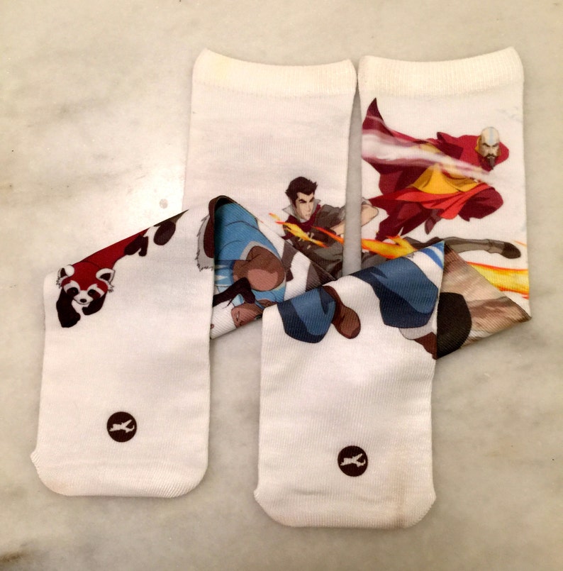 Korra Socks | Avatar Last Airbender | Avatar Apparel - Etsy
