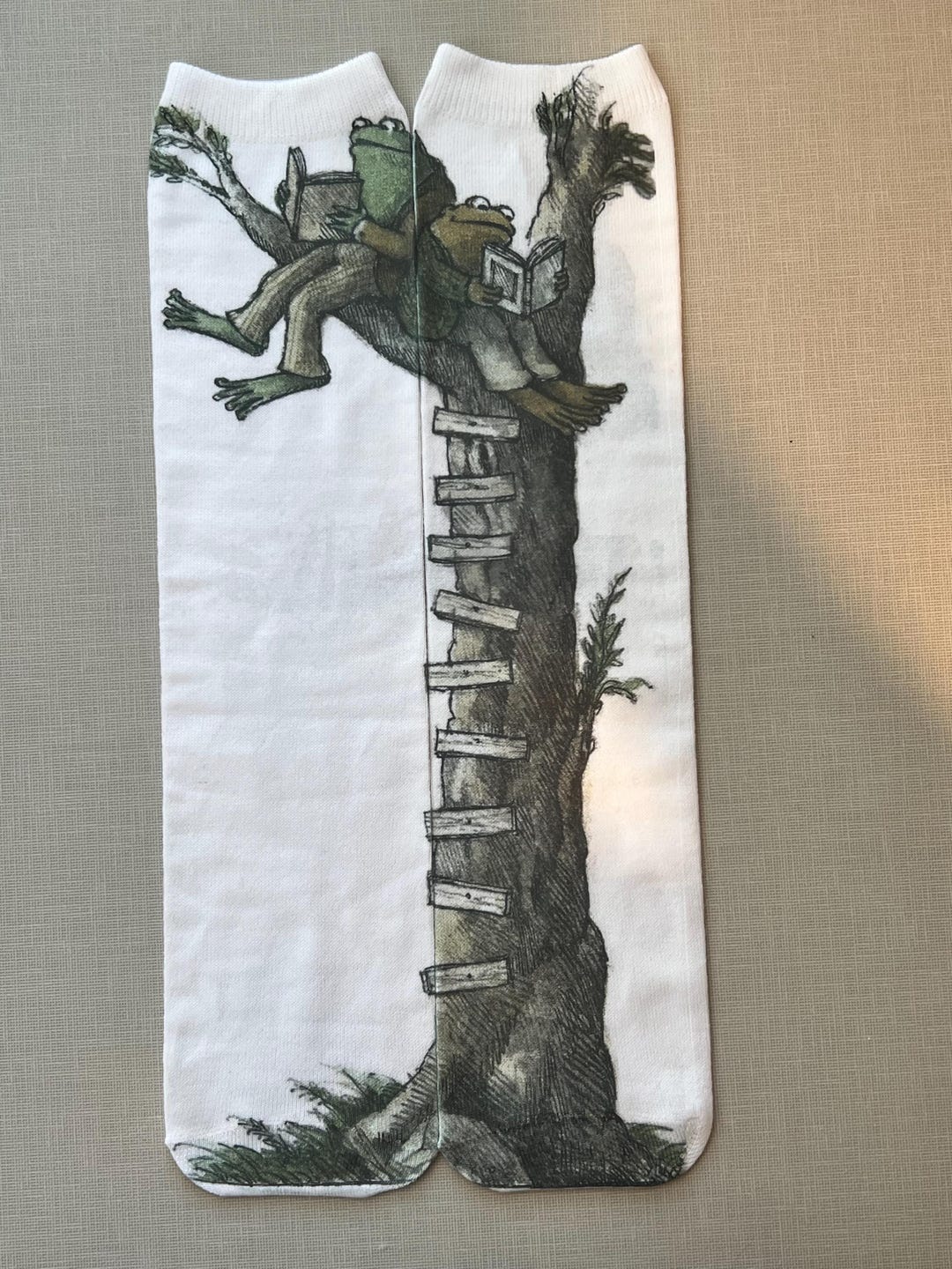Frog and Toad Crew Socks | Book Lover Gift - Etsy
