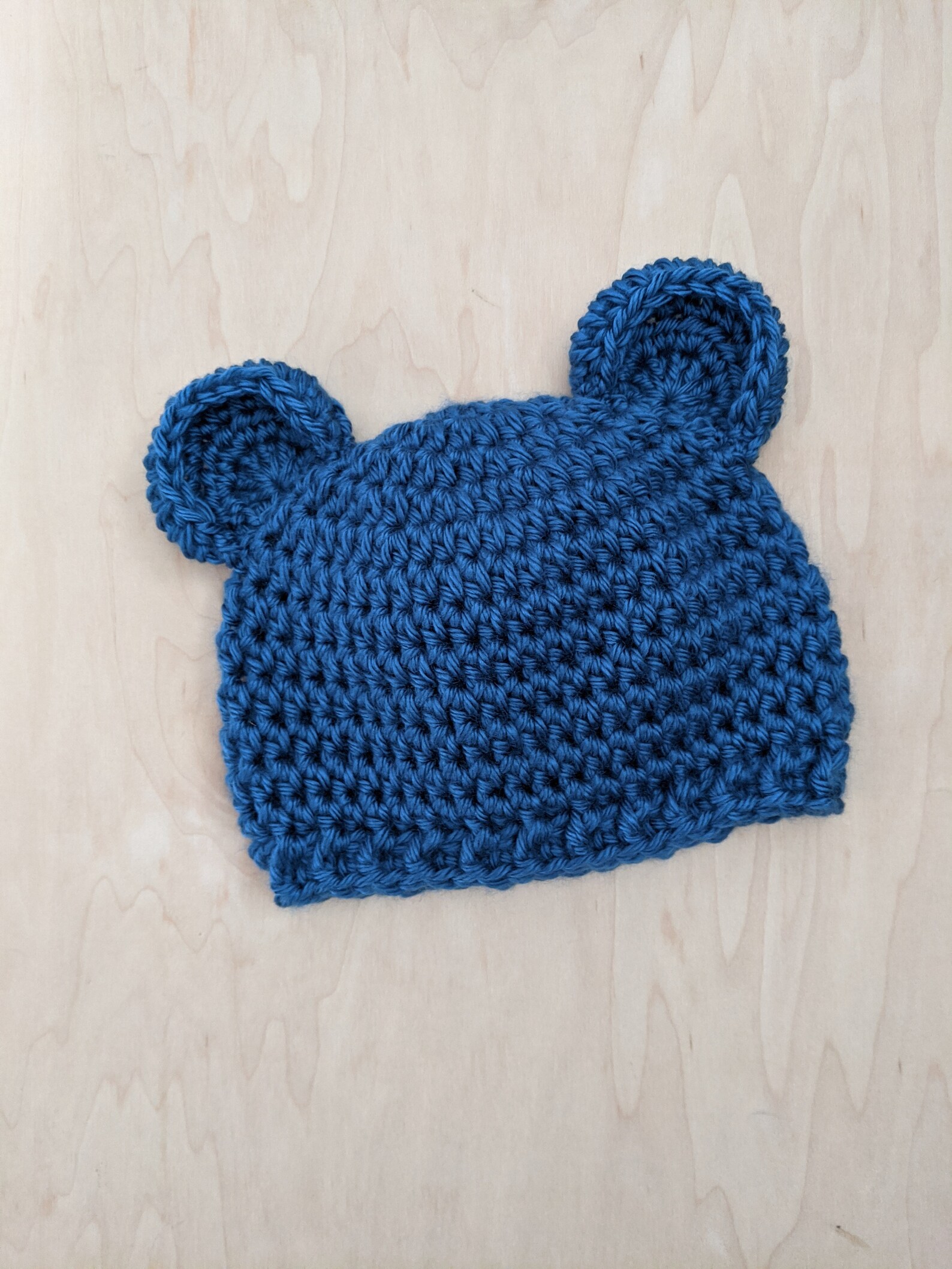Baby Teddy Bear Set: Hat With Ears, Diaper Cover, Booties With Paw ...