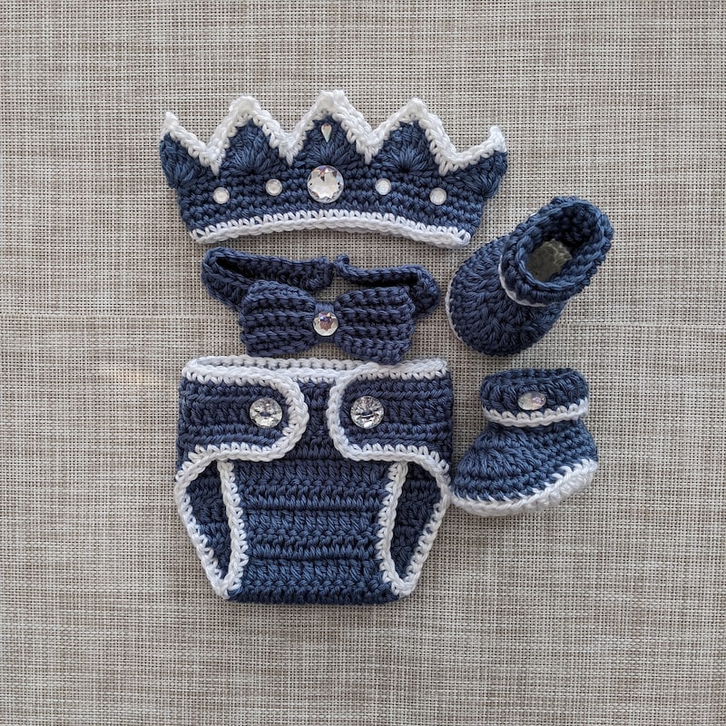 Baby King Crown - Etsy