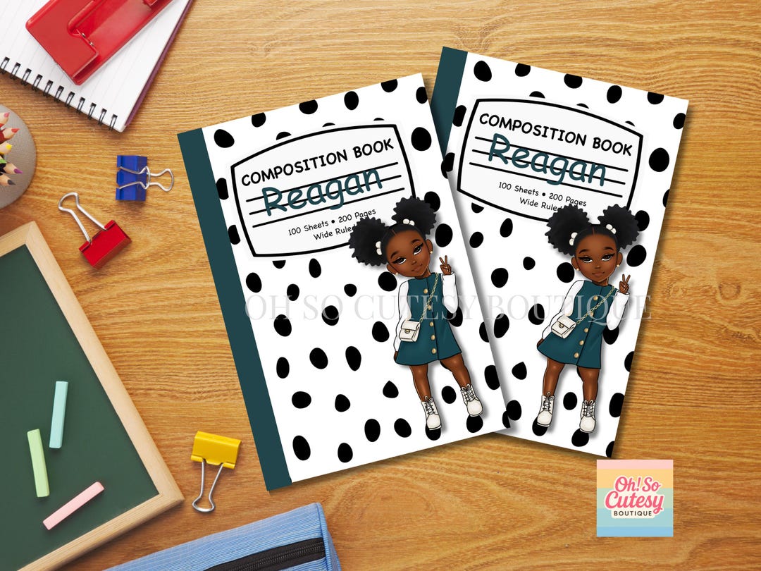 Personalized Composition Notebook – Back to School – Custom Name Back ...