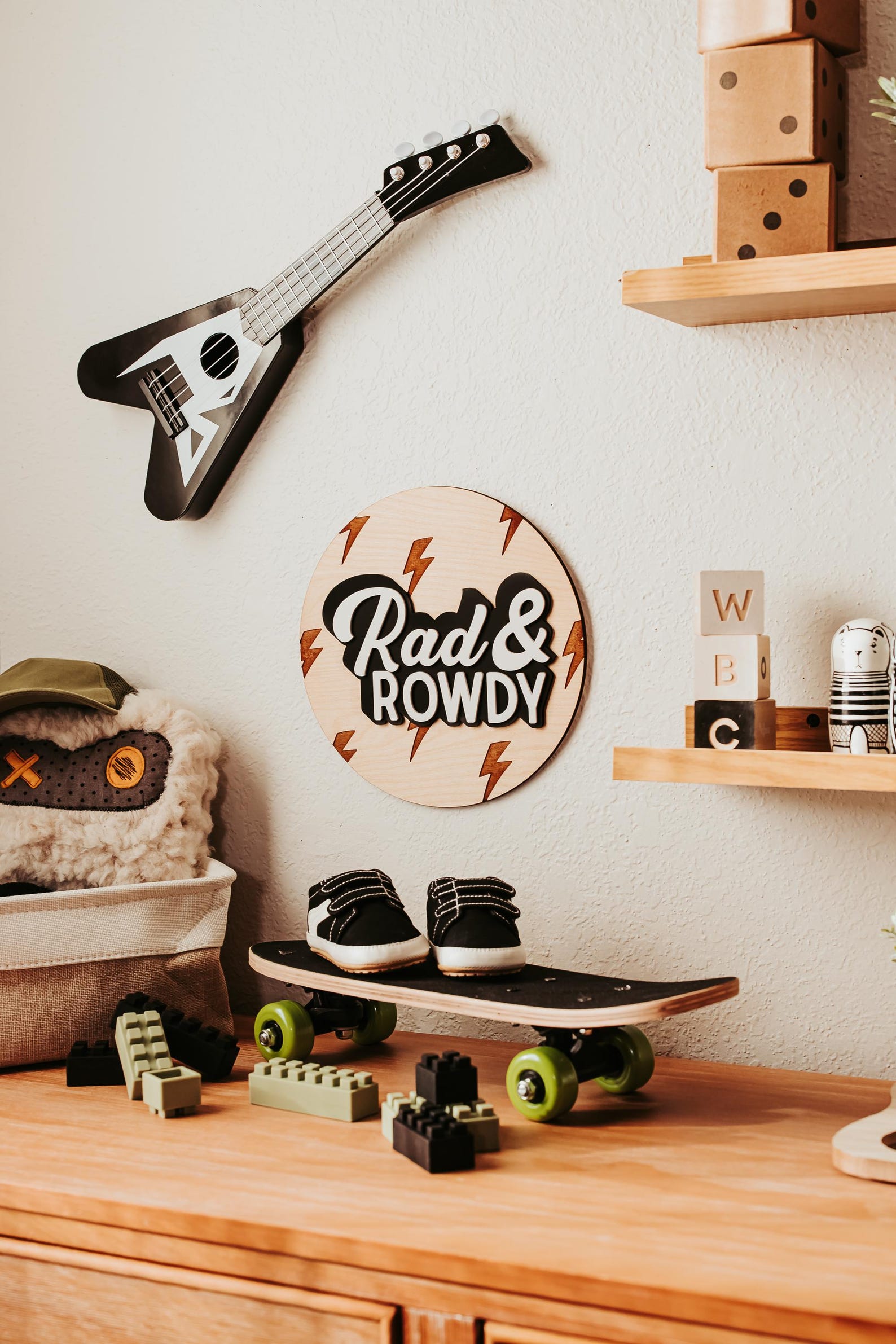Rad & Rowdy Room Decor Sign | Rad Little Dude Nursery Decor | Rad ...