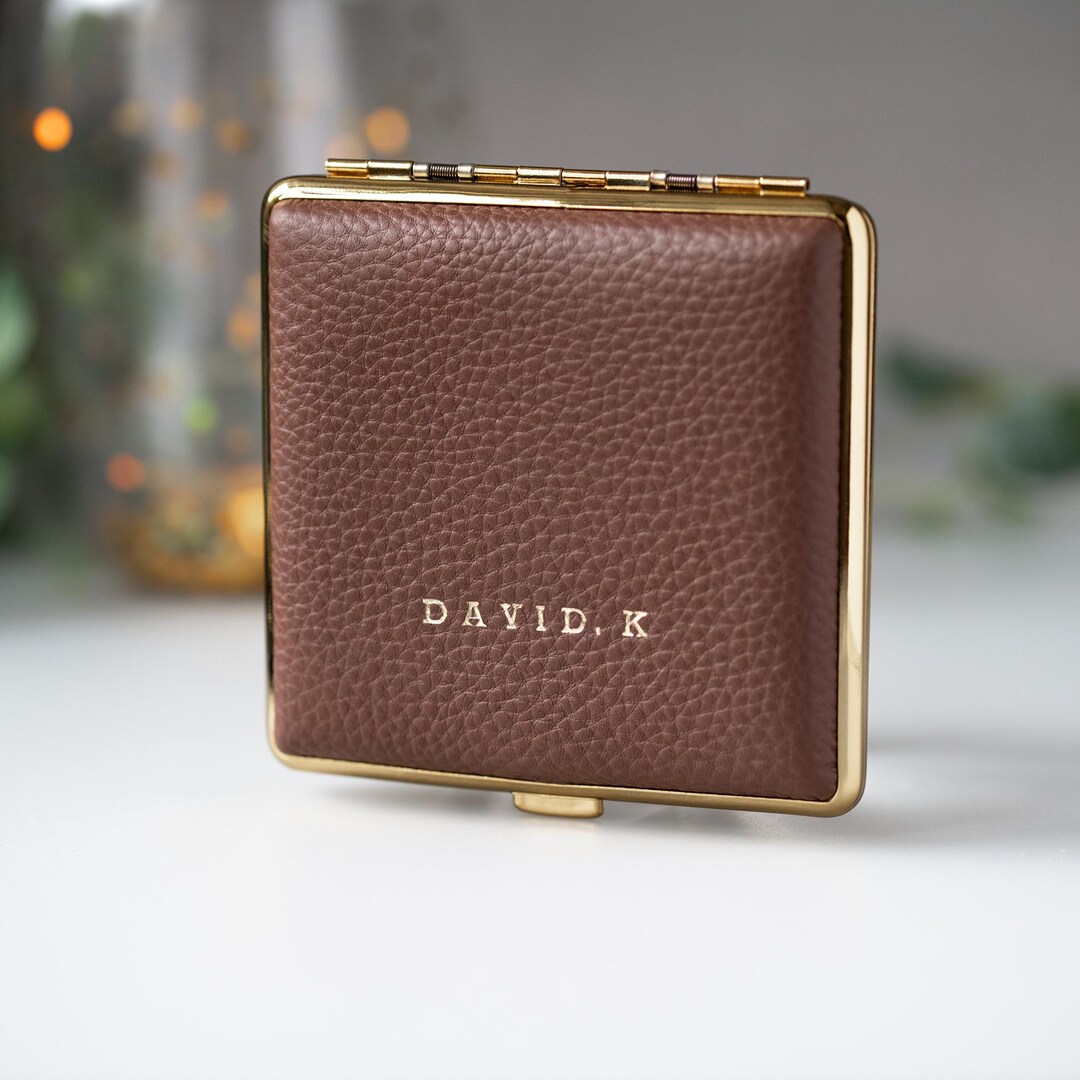 Cigarette Case Leather, Custom Cigarette Case, Hard Cigarette Case, Slim Cigarette Case ...