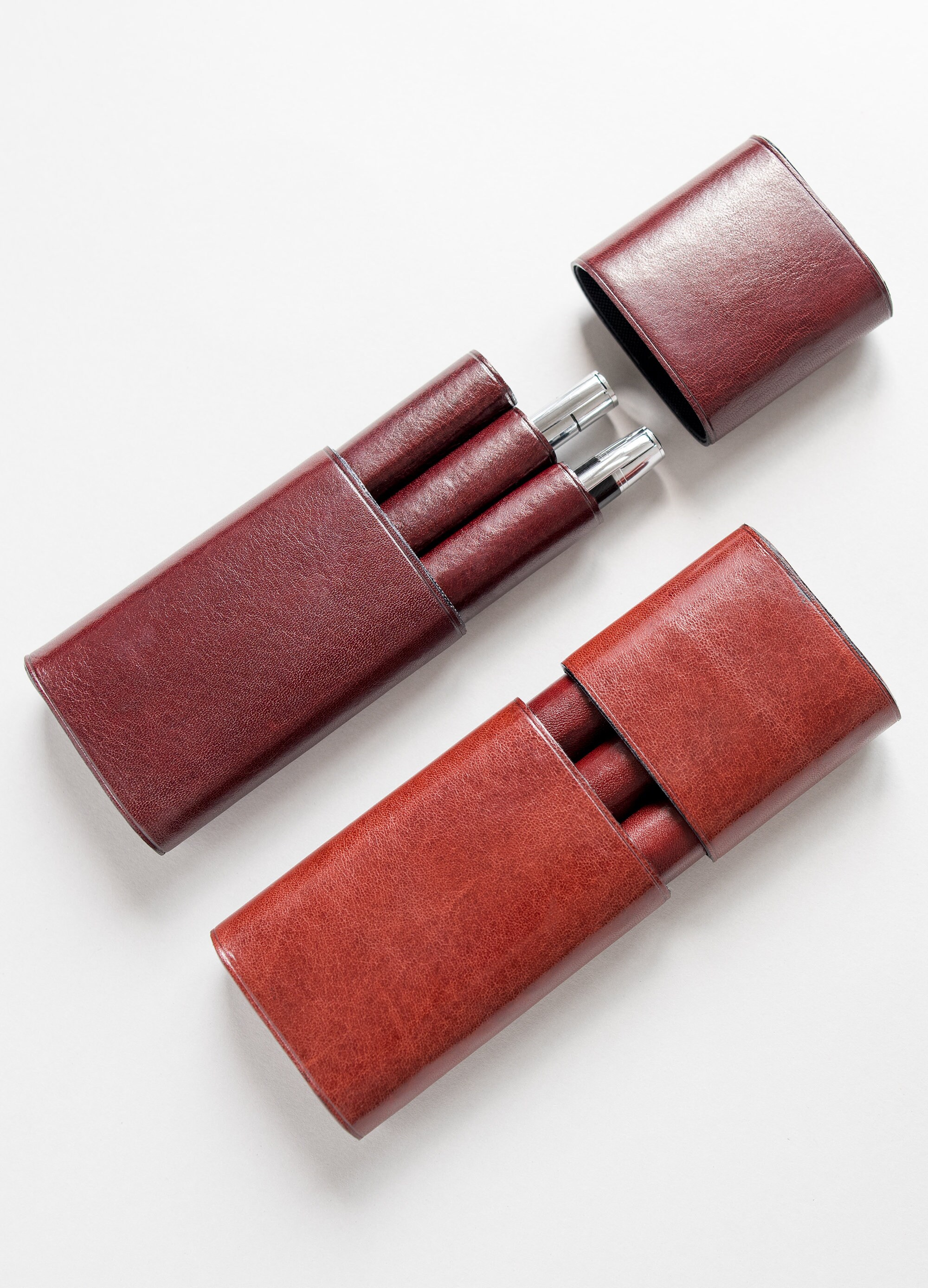 Personalized Pen Case 3 Pen Leather Pen Case Custom Pen | Etsy UK