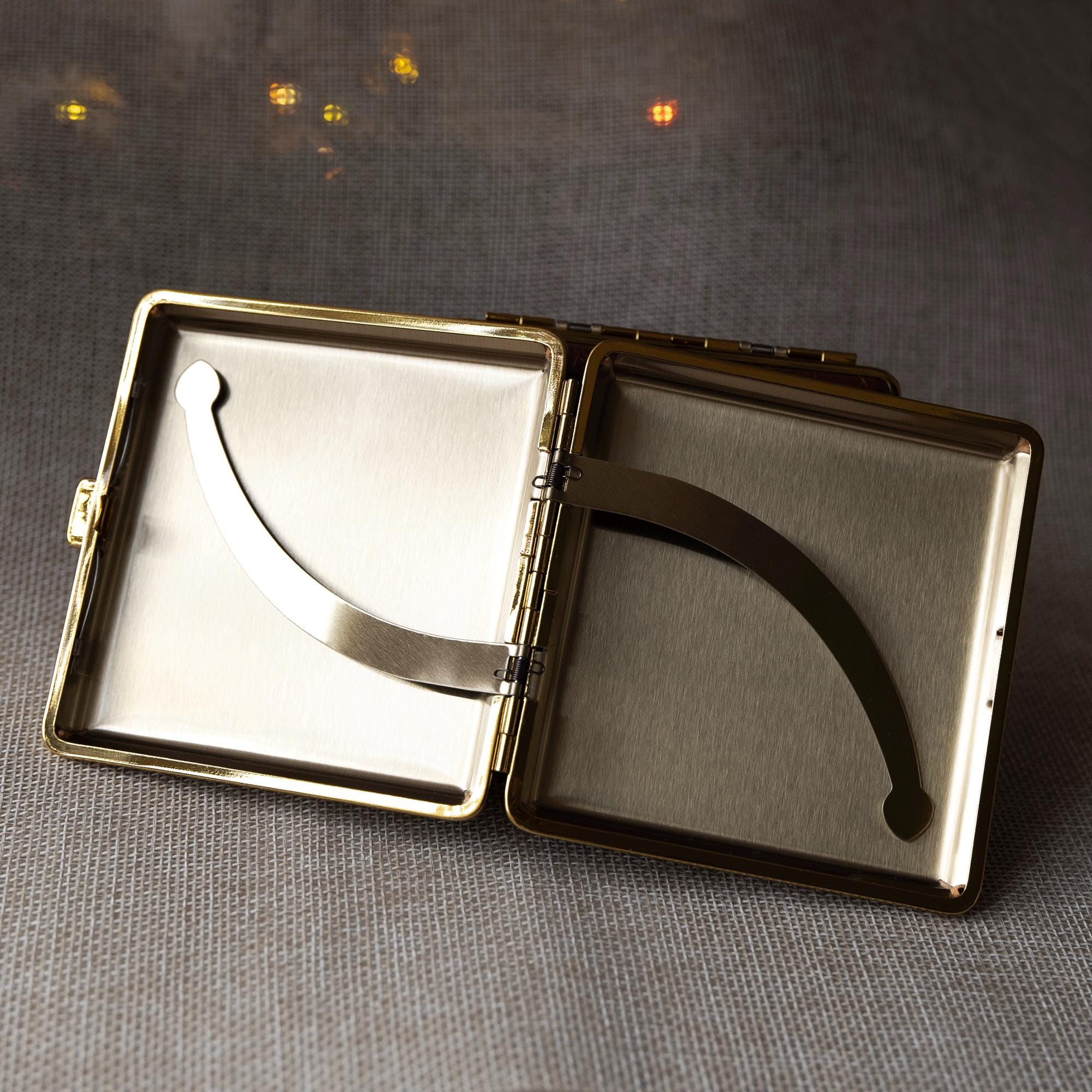 Personalized Cigarette Case for Groom, Leather Cigarette Case Engraved ...