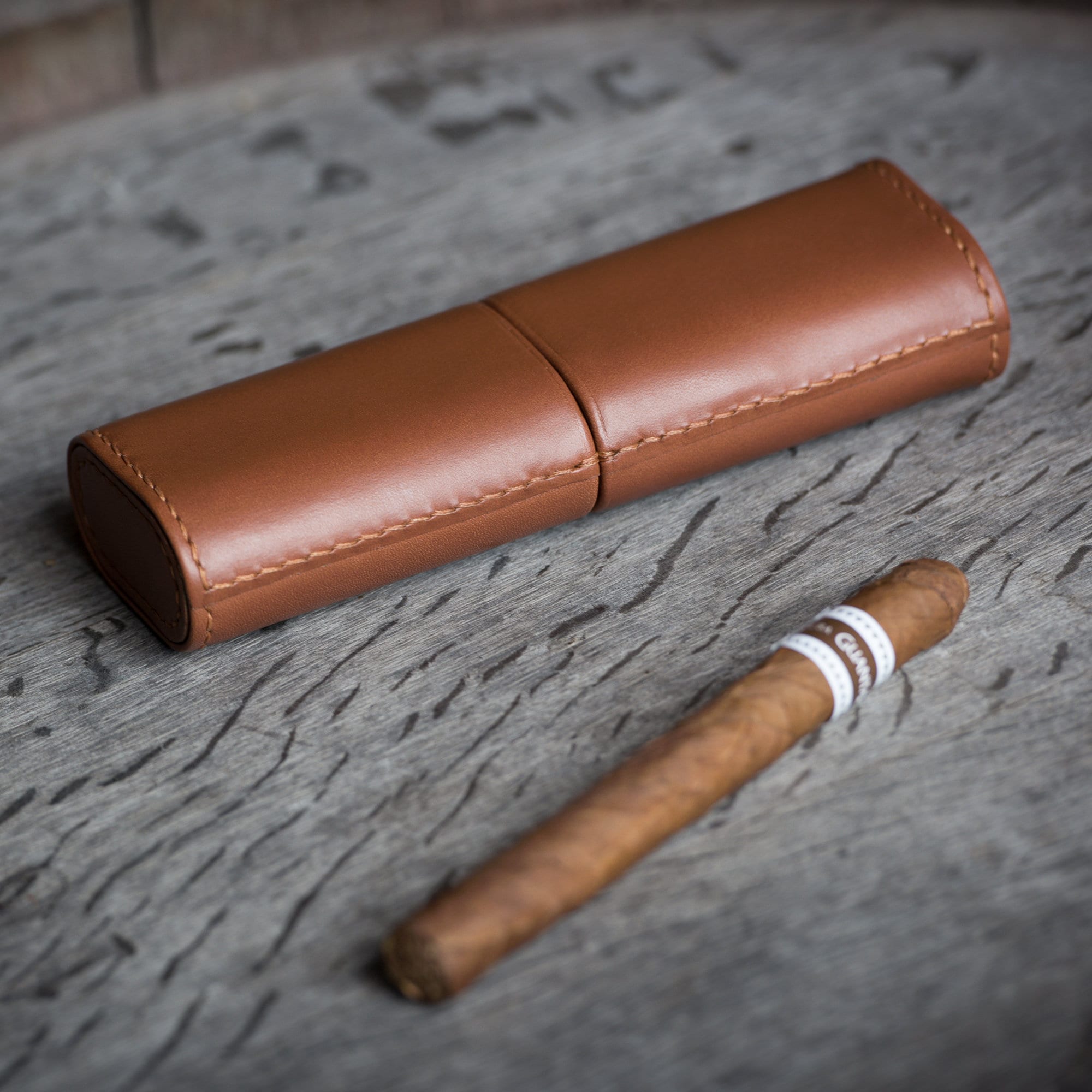 Luxury Leather Cigar Case for Man, Cigar Travel Accessories, Cigar Case ...
