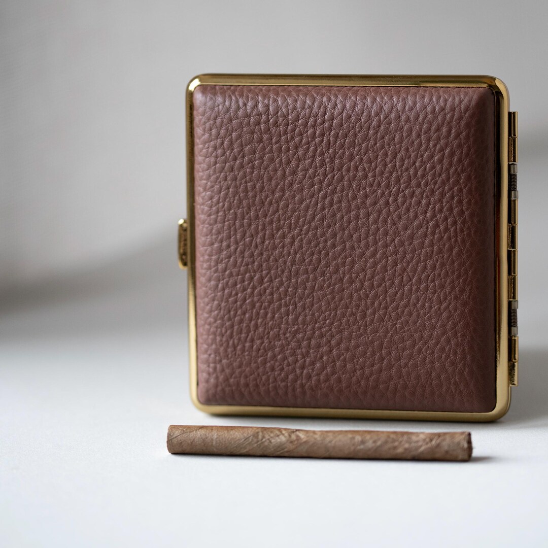 Cigarette Case Leather, Custom Cigarette Case, Hard Cigarette Case, Slim Cigarette Case ...