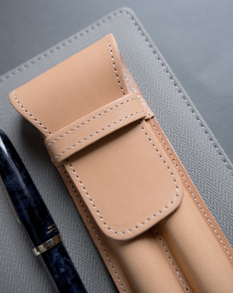 Pen Case Fountain Pen Case Leather 40th Birthday Gifts for - Etsy