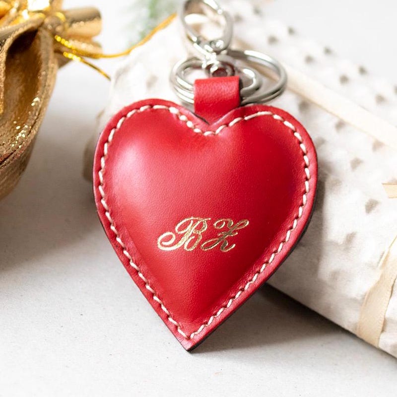 Heart Key Chain - Etsy