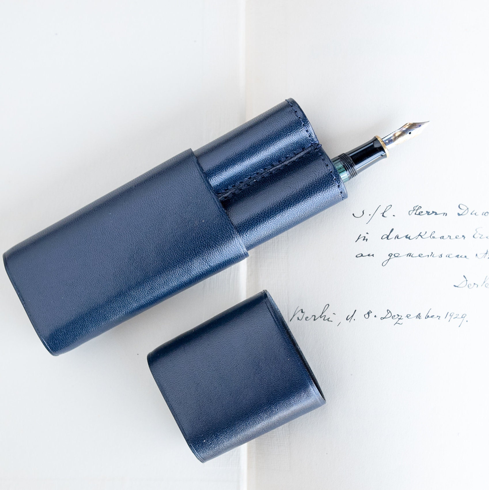 Personalized Pen Case Office Gift Leather Pencil Case - Etsy Ireland