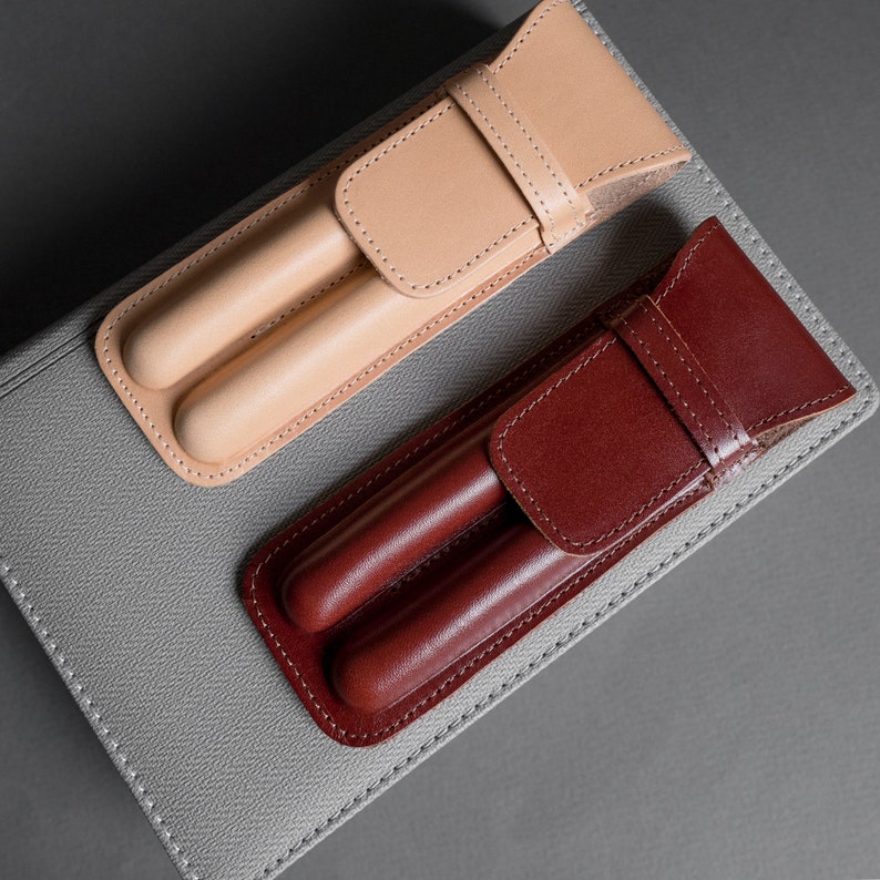 Pen Case Fountain Pen Case Leather 40th Birthday Gifts for - Etsy