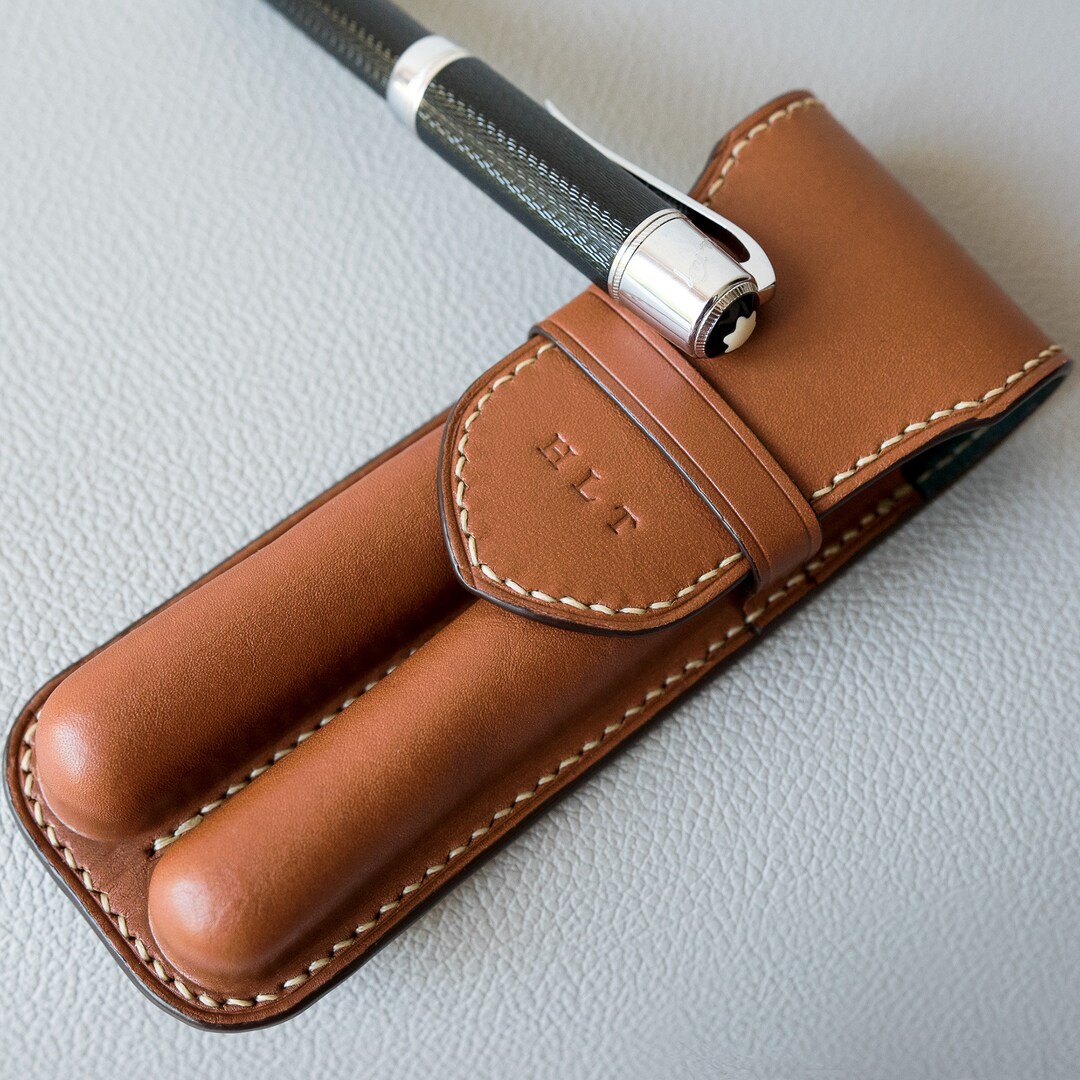 Leather Pen Case Fountain Pen Holder for Woman and Man Fountain Pen ...