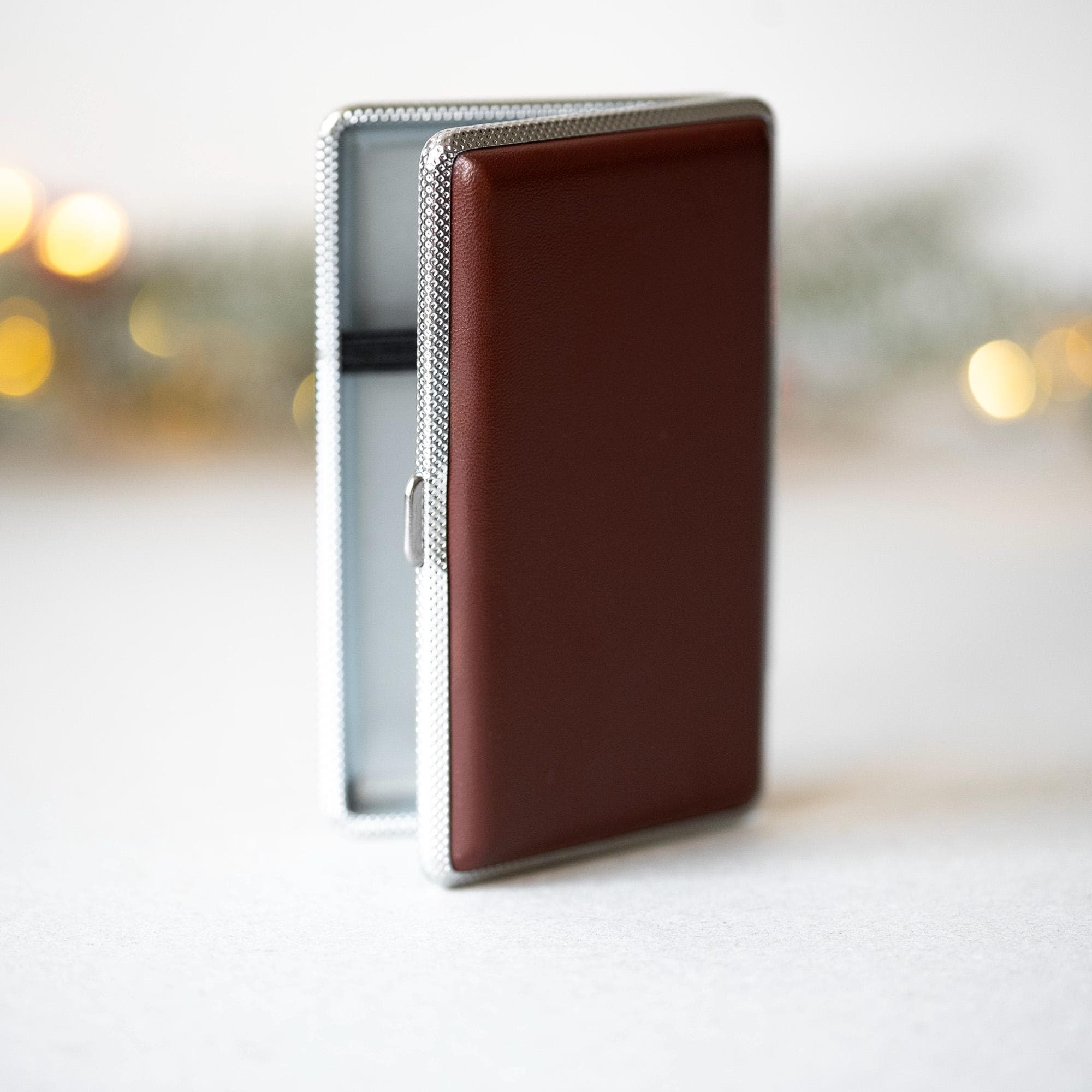 Long Cigarette Case Leather, Cigarette Case Personalized Gift, Custom ...
