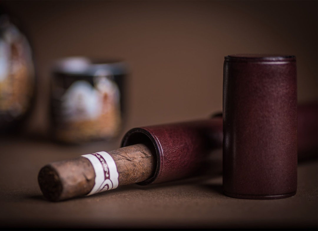 Personalized Cigar Travel Case, Tube Cigar Case, Single Cigar Case ...