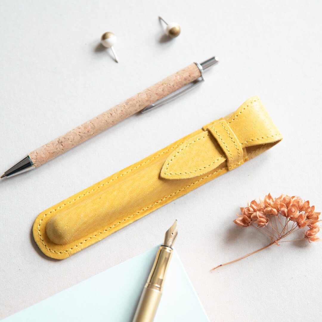 Personalized Pen Case Leather Best Gift for Her, Single Pen Case, Pen ...