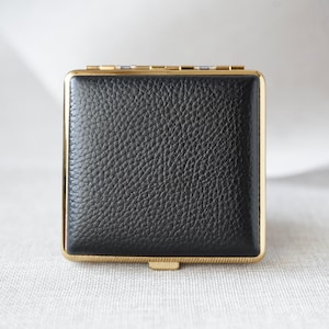 Personalized Cigarette Case for Groom, Leather Cigarette Case Engraved, Custom Cigarette Case ...