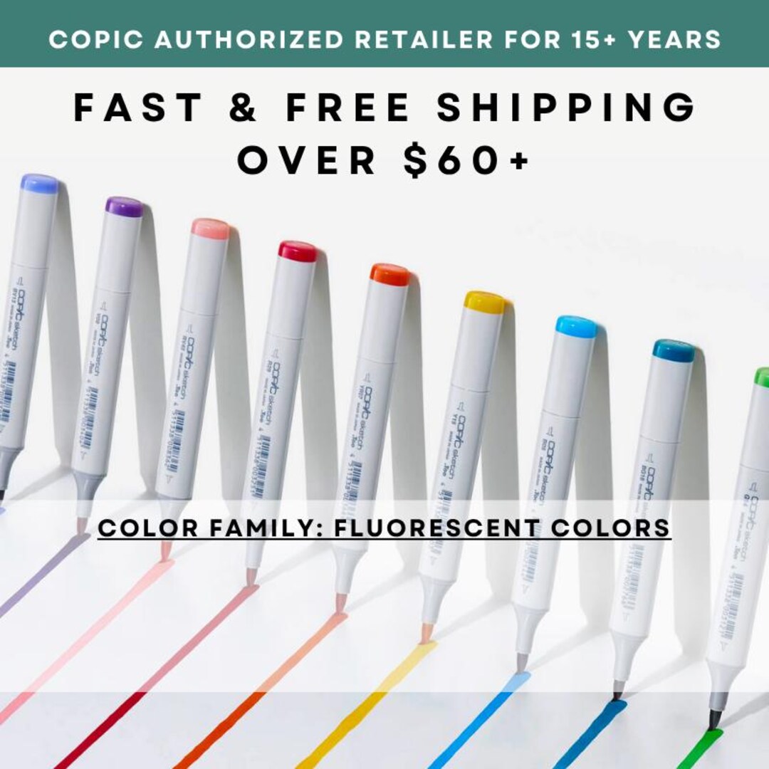 COPIC Sketch Marker Fluorescent - Etsy